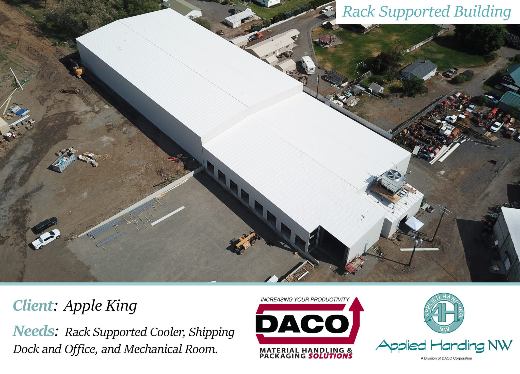 APPLE KING REQUIRES A SOLUTION FOR COOLER, SHIPPING DOCK, OFFICE, AND ...