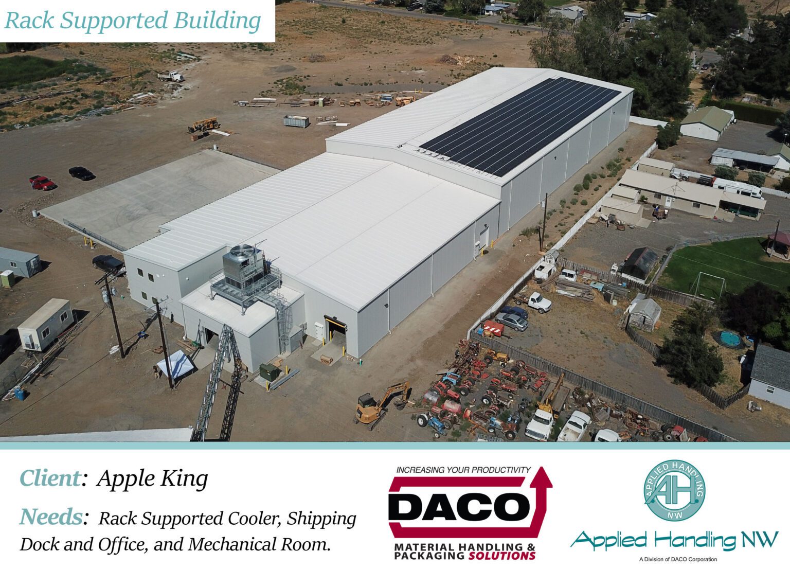 APPLE KING REQUIRES A SOLUTION FOR COOLER, SHIPPING DOCK, OFFICE, AND ...