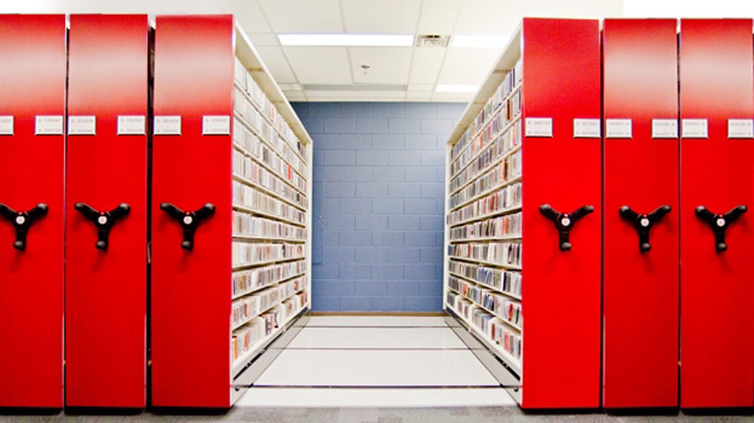 Mobile Aisle Shelving Systems