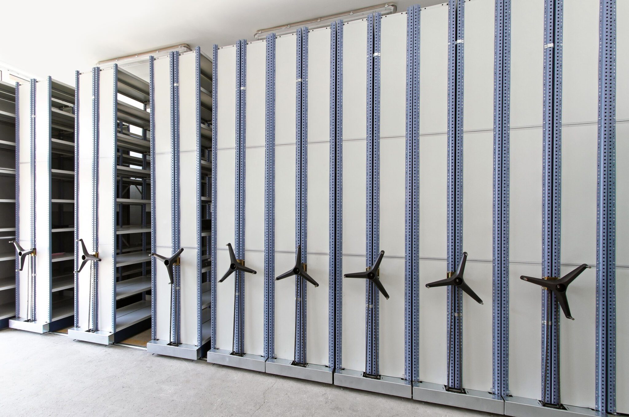 Mobile Aisle Shelving Systems