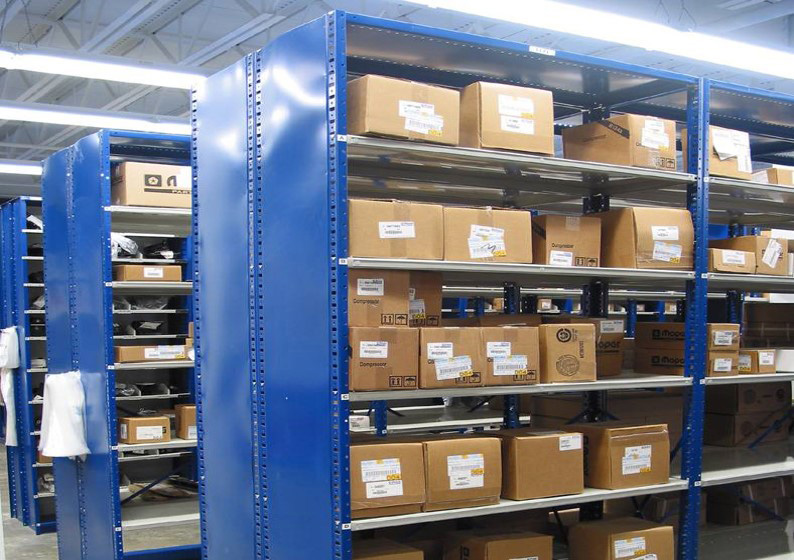 Open & Closed Metal Shelving