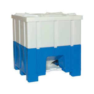 8090 Open Top Plastic Hopper Bin | Bulk Containers