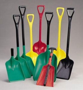 6900SS Two Piece, Large Blade, Safety Plastic Shovel