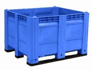 Solid MACX® Bulk Containers - Blue | Plastic Totes