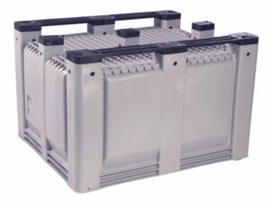 Solid MACX® Bulk Containers - Gray | Plastic Totes